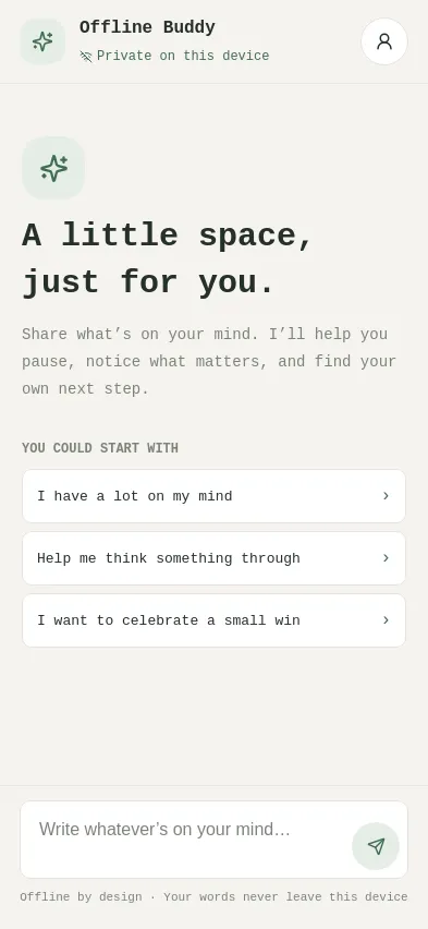 Offline AI Buddy