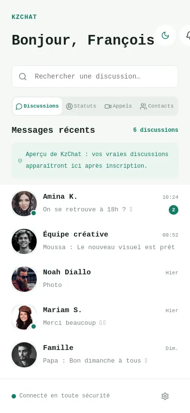 KzChat Messenger