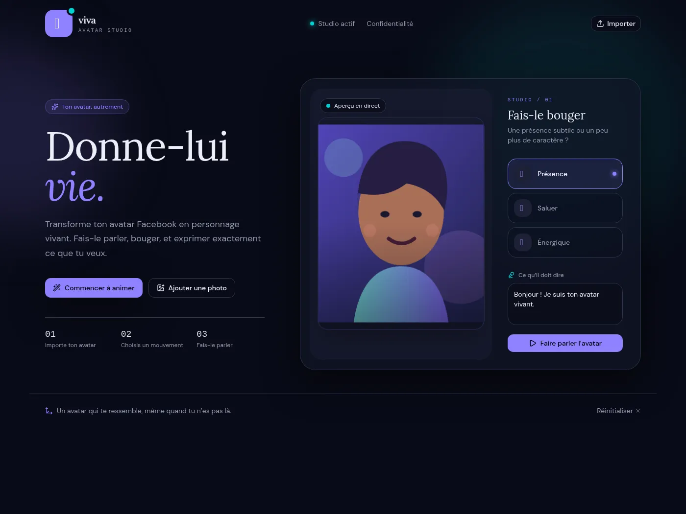 Live Avatar Animator