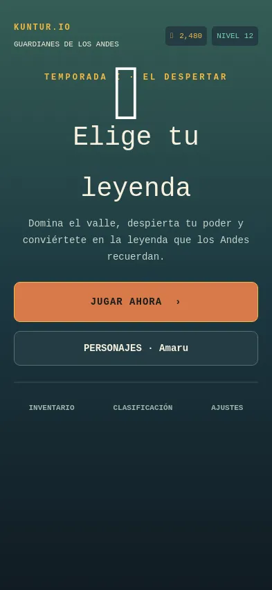 Kuntur.io Legends of Andes