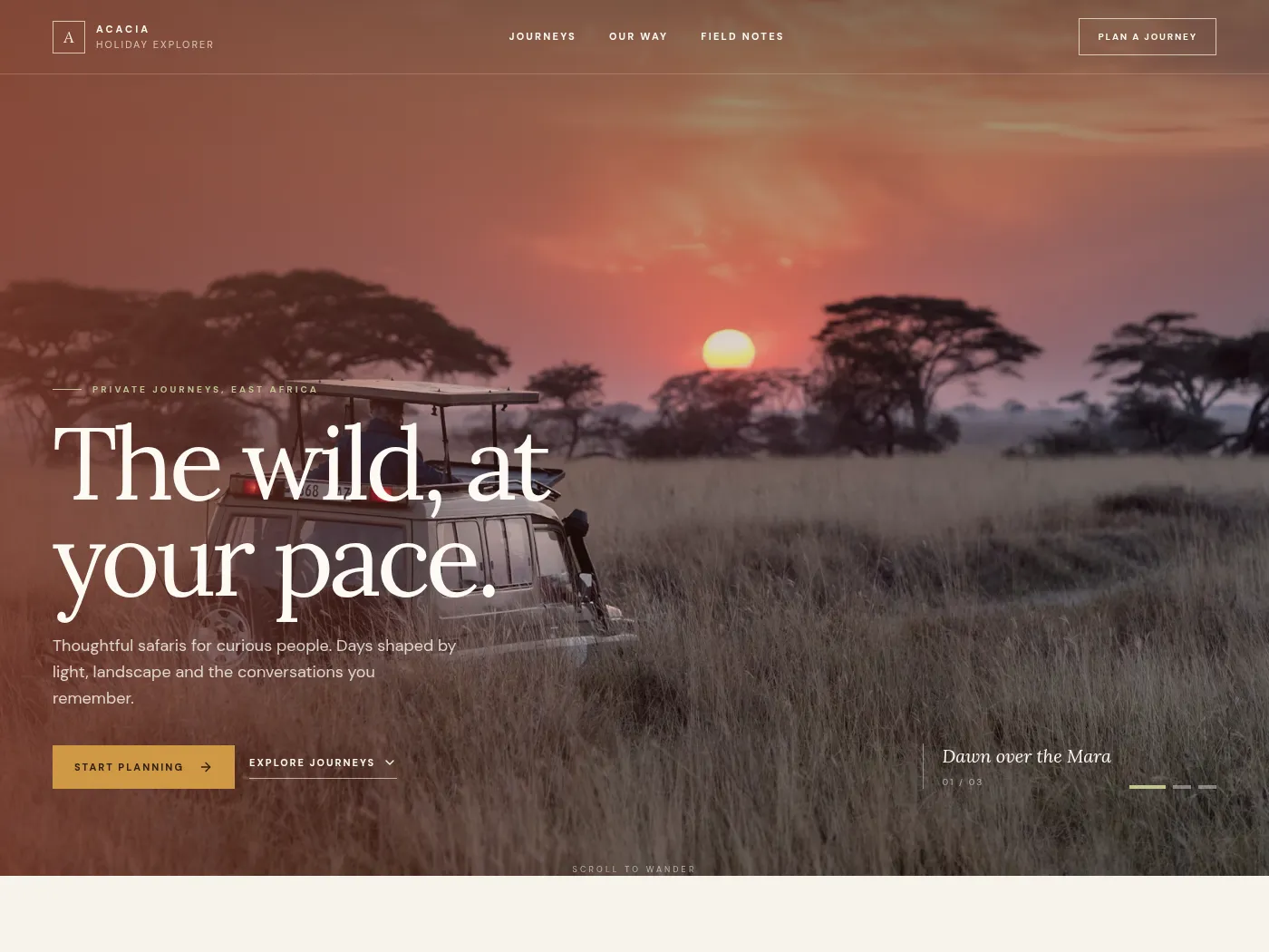Acacia Holiday Explorer