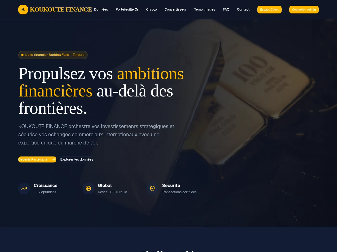KOUKOUTE Finance Portal