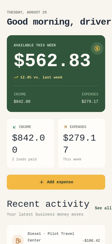 Expediter Budget Buddy