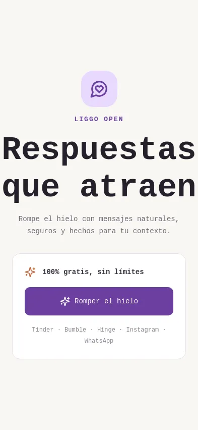 Liggo Open AI Asistente
