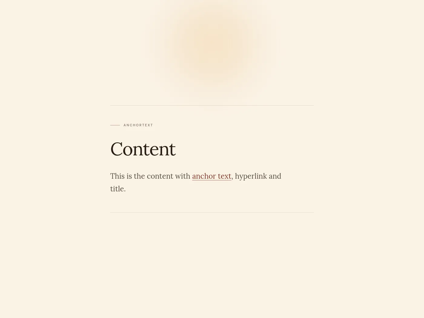 AnchorText Blog Page
