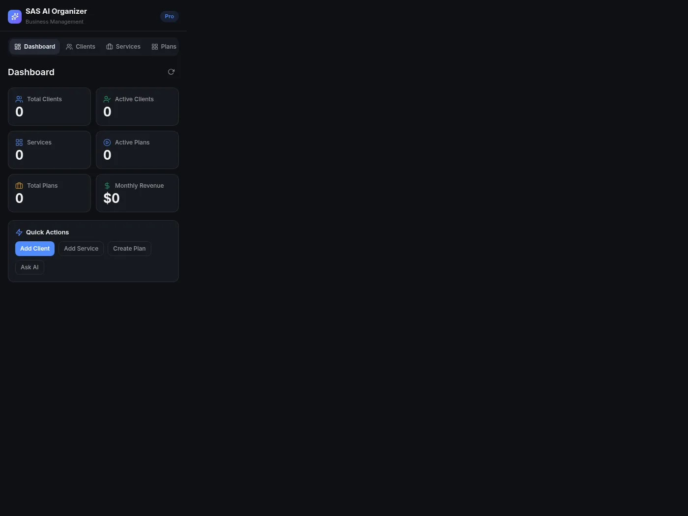SAS AI Organizer