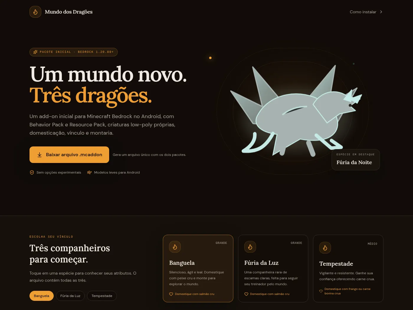 Mundo dos Dragões 3D Addon