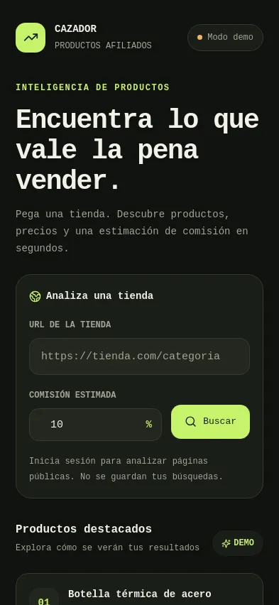 Cazador de Productos Afiliados