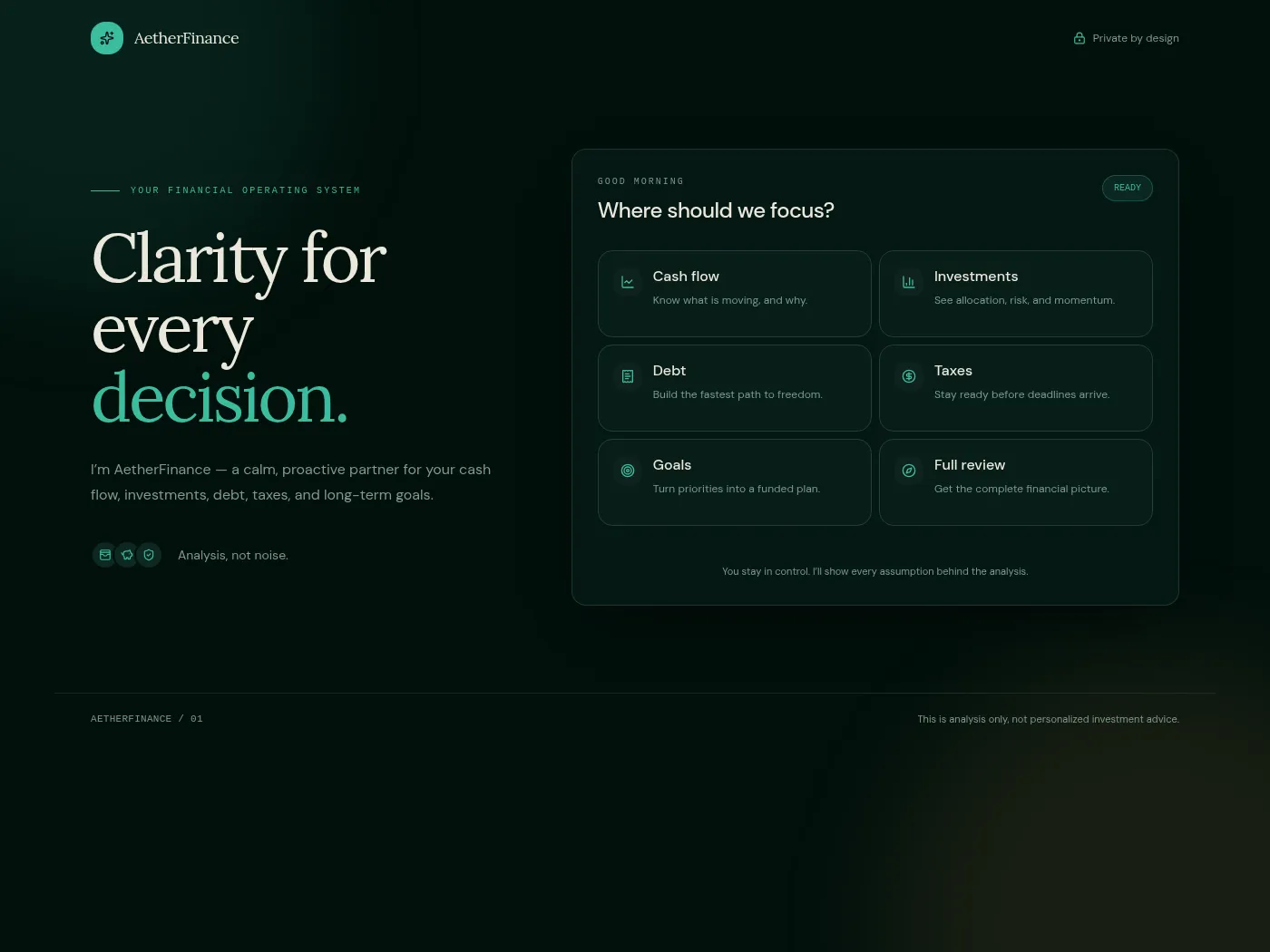 AetherFinance OS