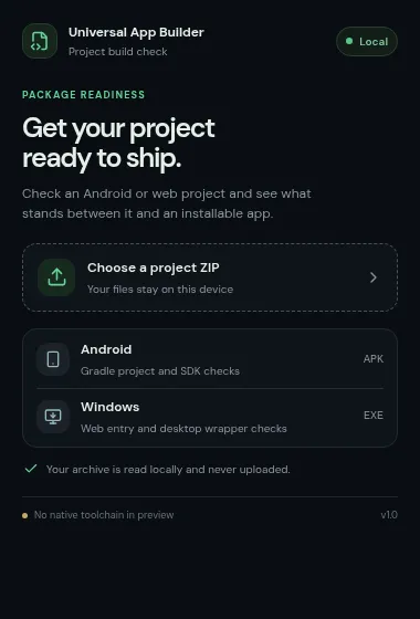 Universal App Builder