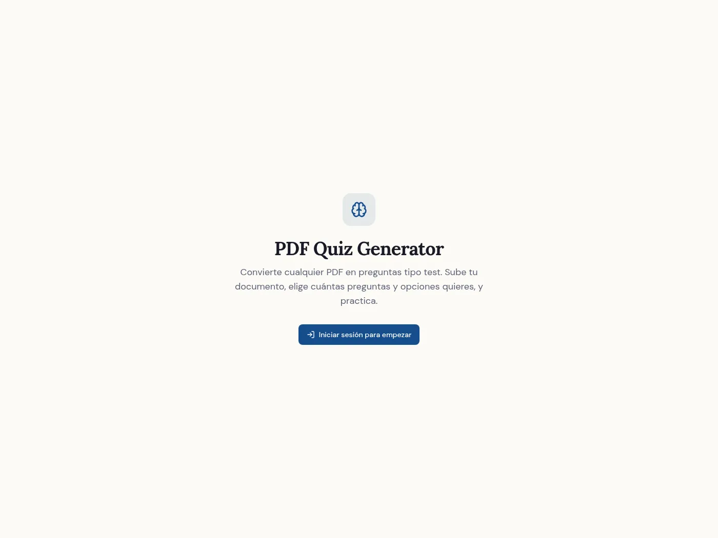 PDF Quiz Generator