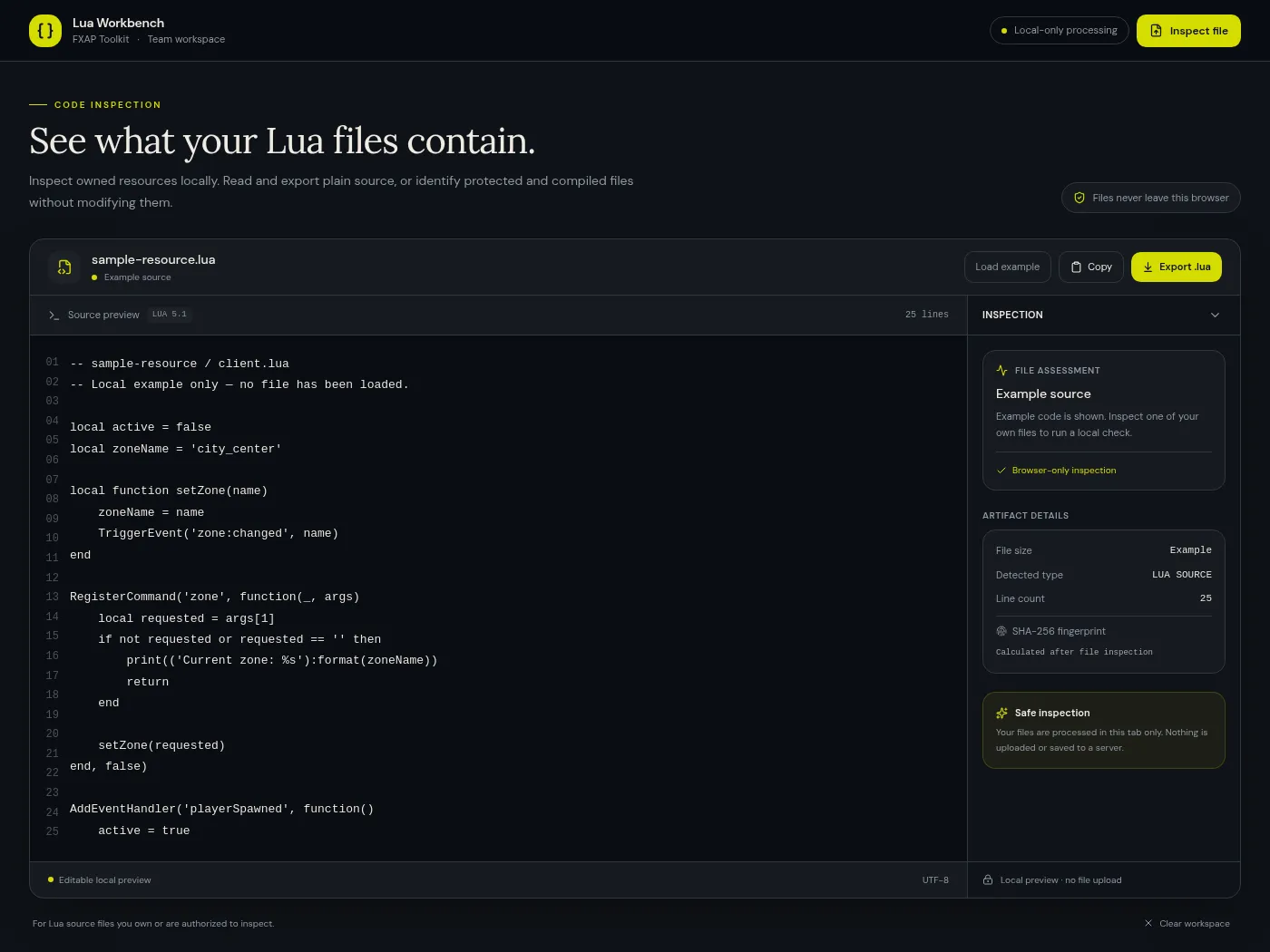 FXAP Lua Decrypt Toolkit
