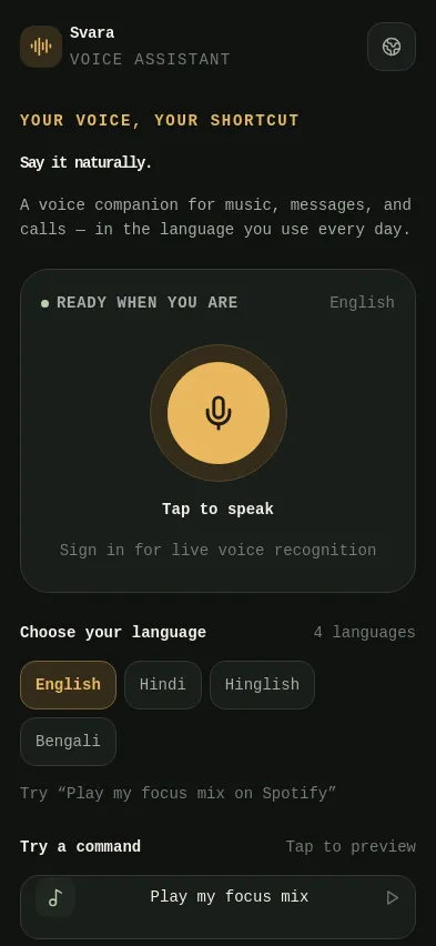Polyglot Voice Assistant
