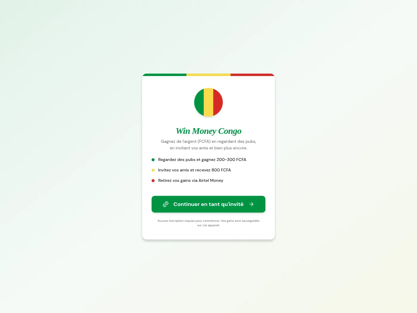 Win Money Congo