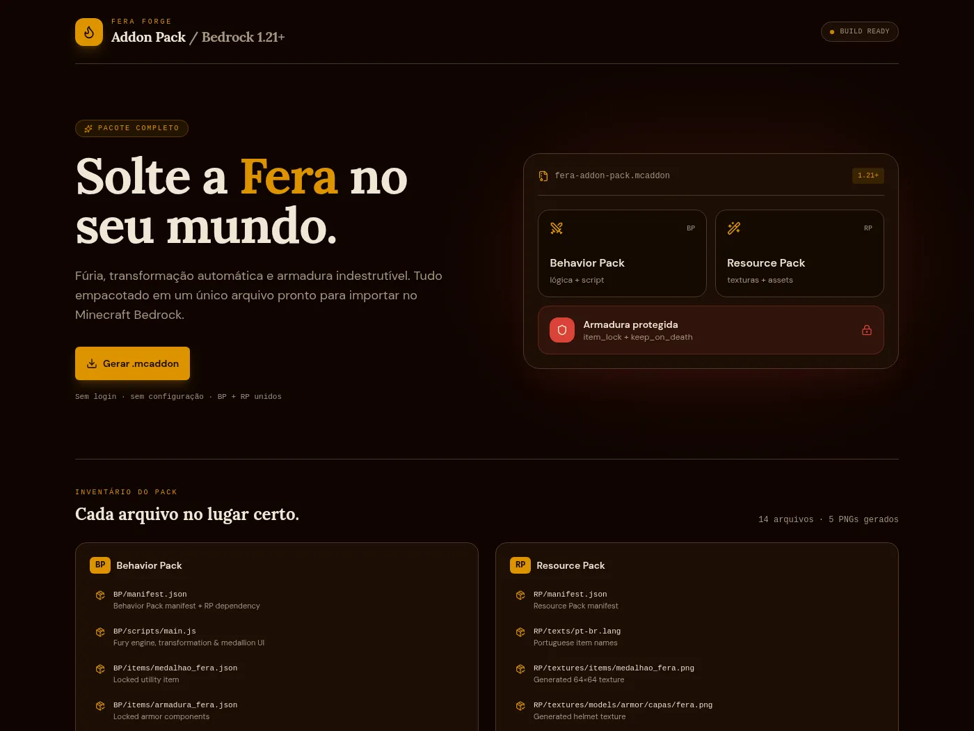 Fera Bedrock Addon Pack