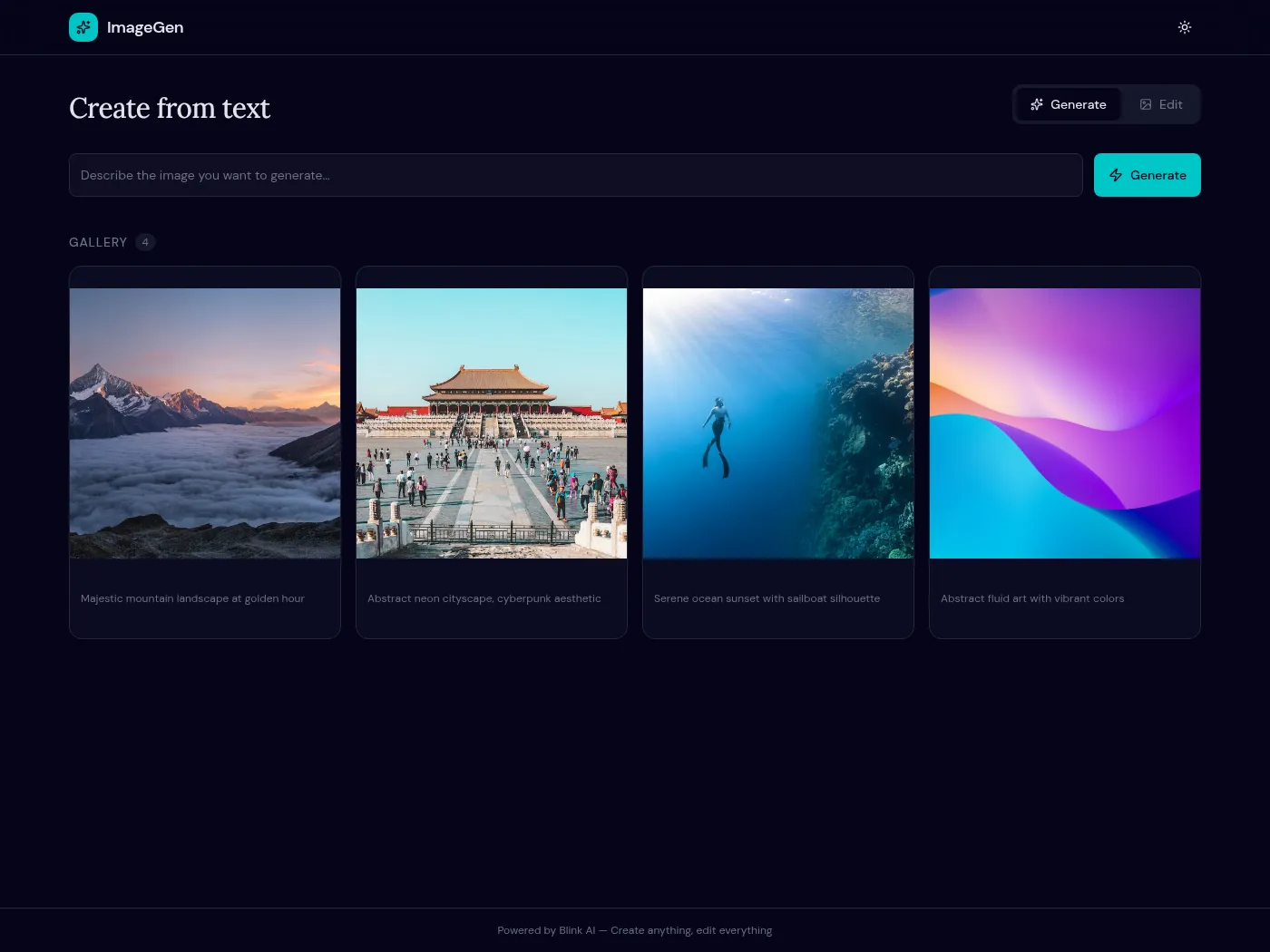 ImageGen Editor