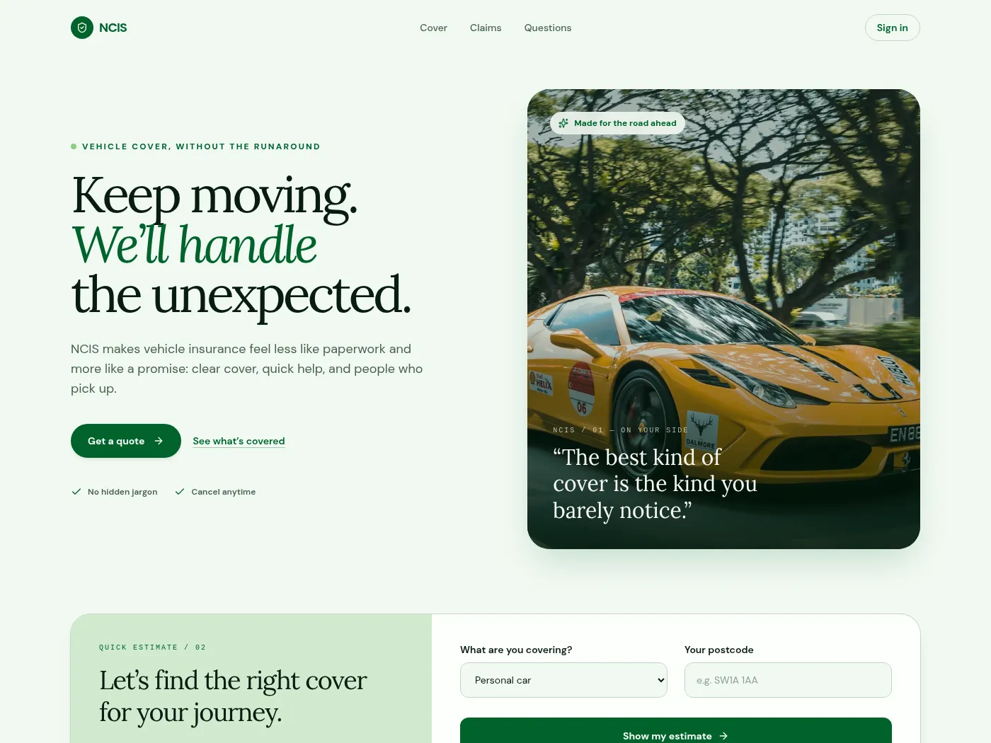 NCIS Insurance Platform