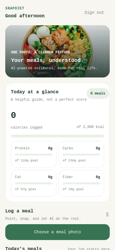 SnapDiet AI Tracker