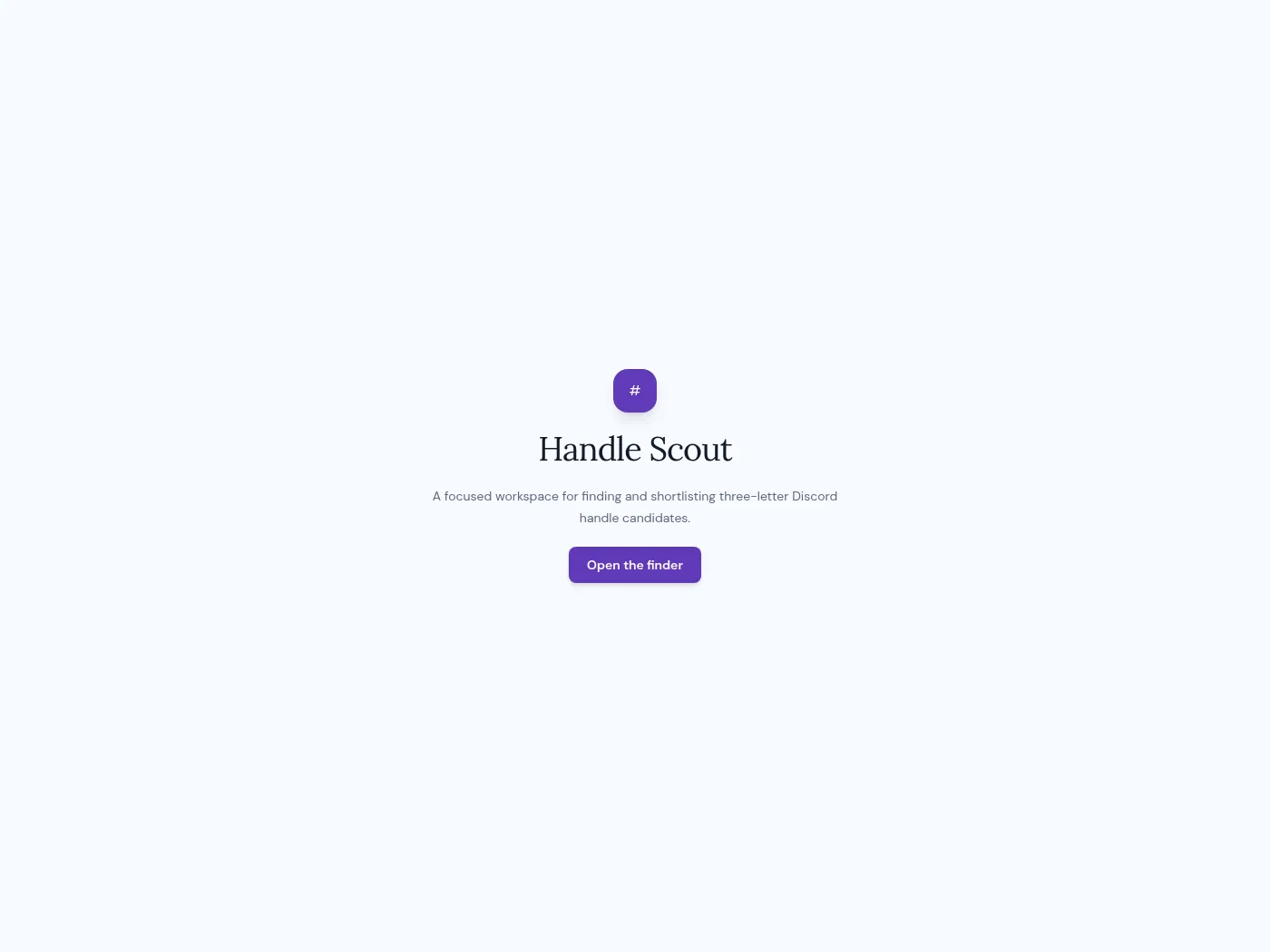 Discord Name Finder