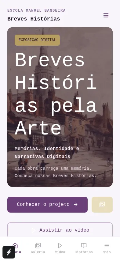 Breves Histórias pela Arte
