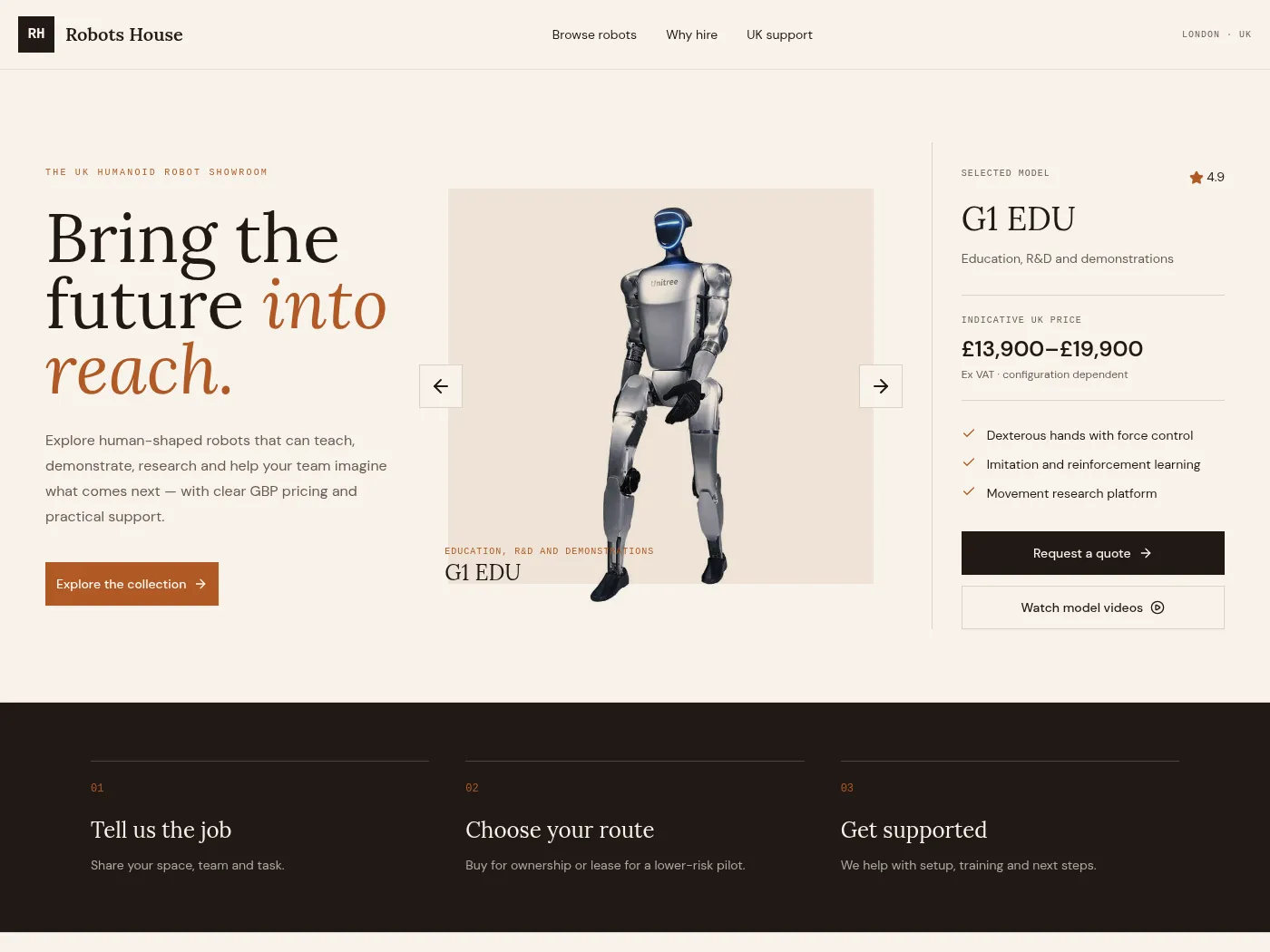 Robot Gallery Hub