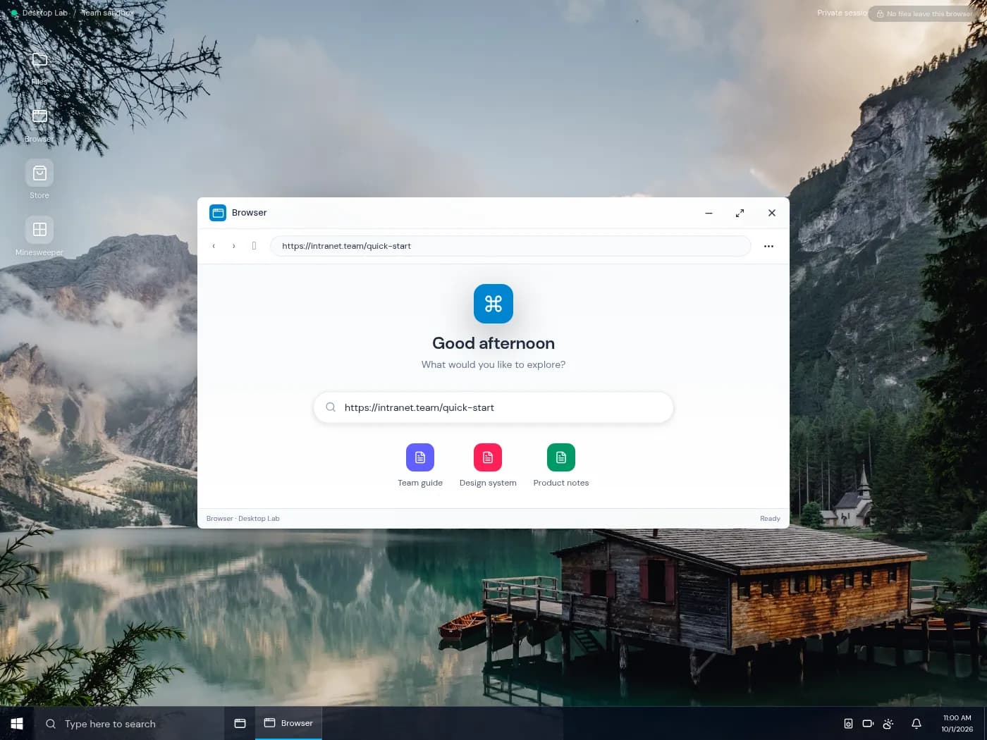 Web Windows 10 Simulator