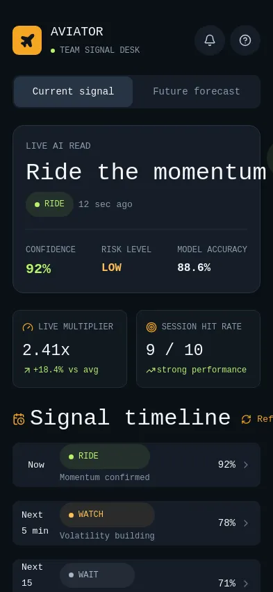 Aviator Signal Predictor