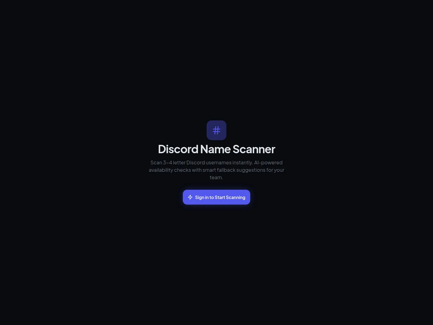 Discord scanner