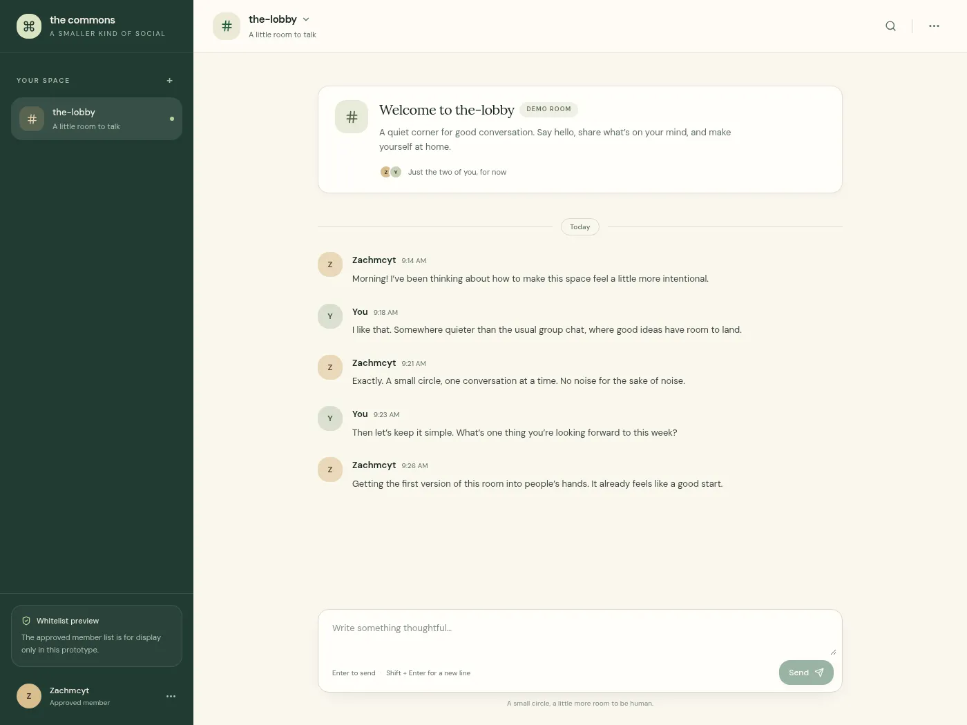 Whitelist Chat Portal