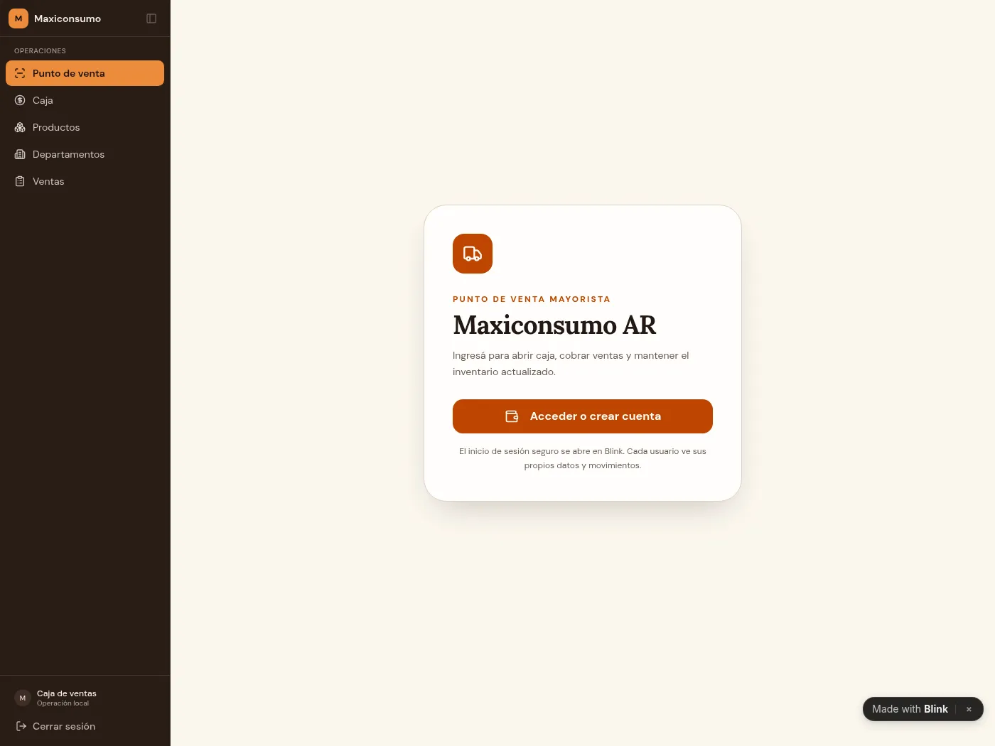 PuntoVenta Maxiconsumo AR