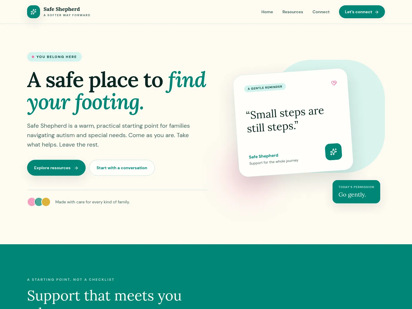 Safe Shepherd Web Experience