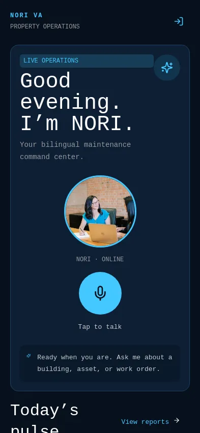 NORI Maintenance Assistant