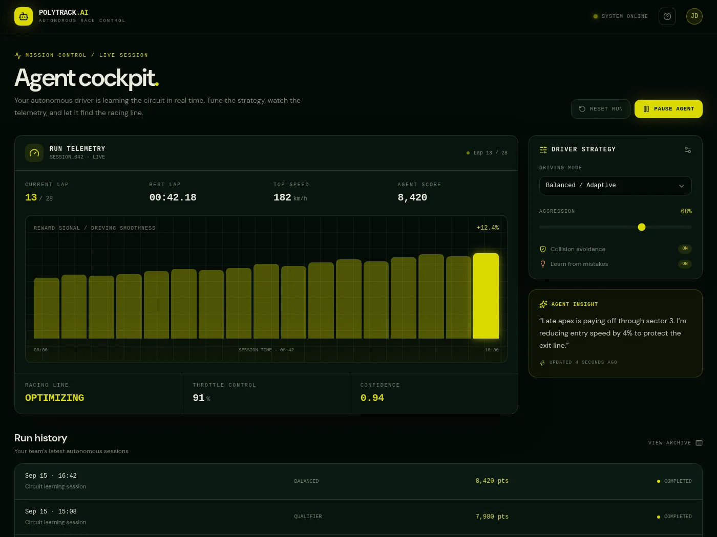 Polytrack AI Agent