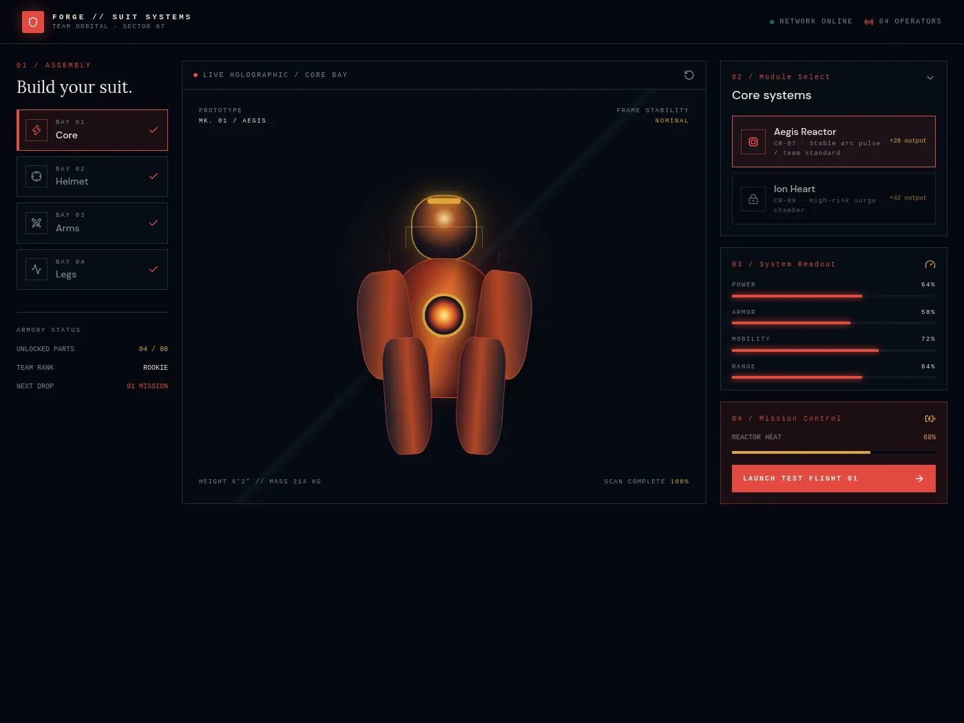 Ironman Suit Builder