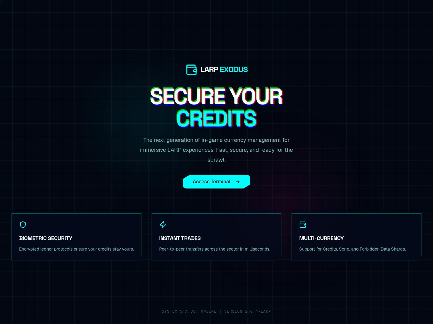 LARP Exodus Wallet
