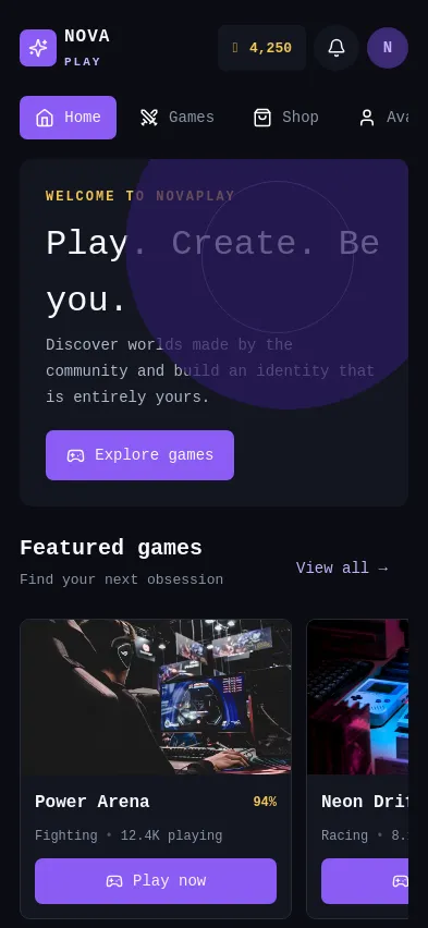 NovaPlay Gaming Platform