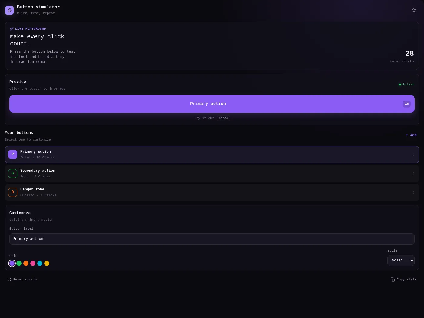 Button Simulator