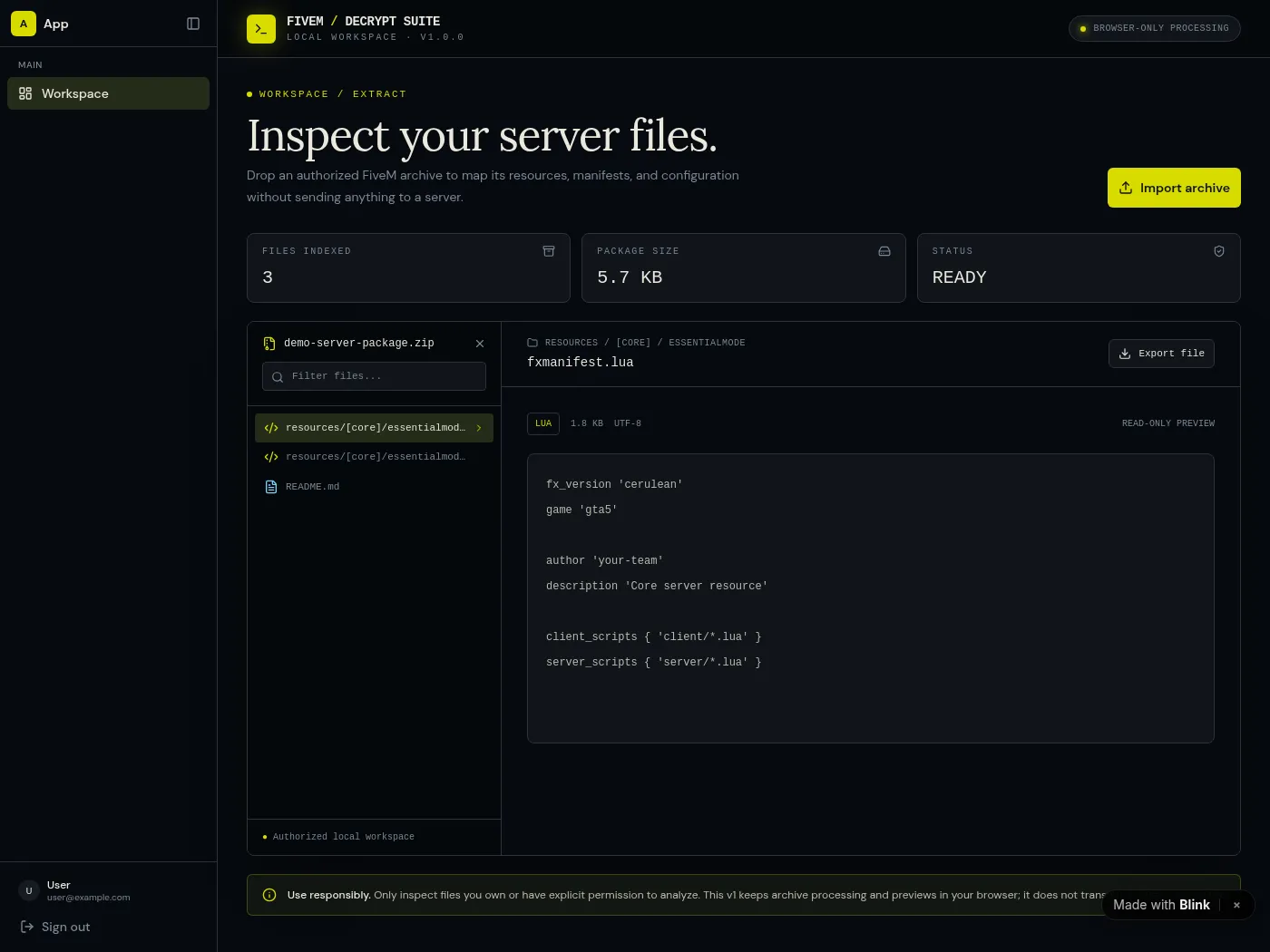 FiveM Server Decrypt Suite