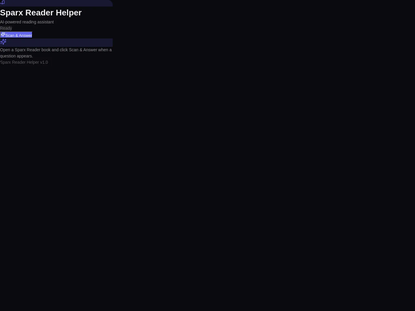 Sparx Reader Helper