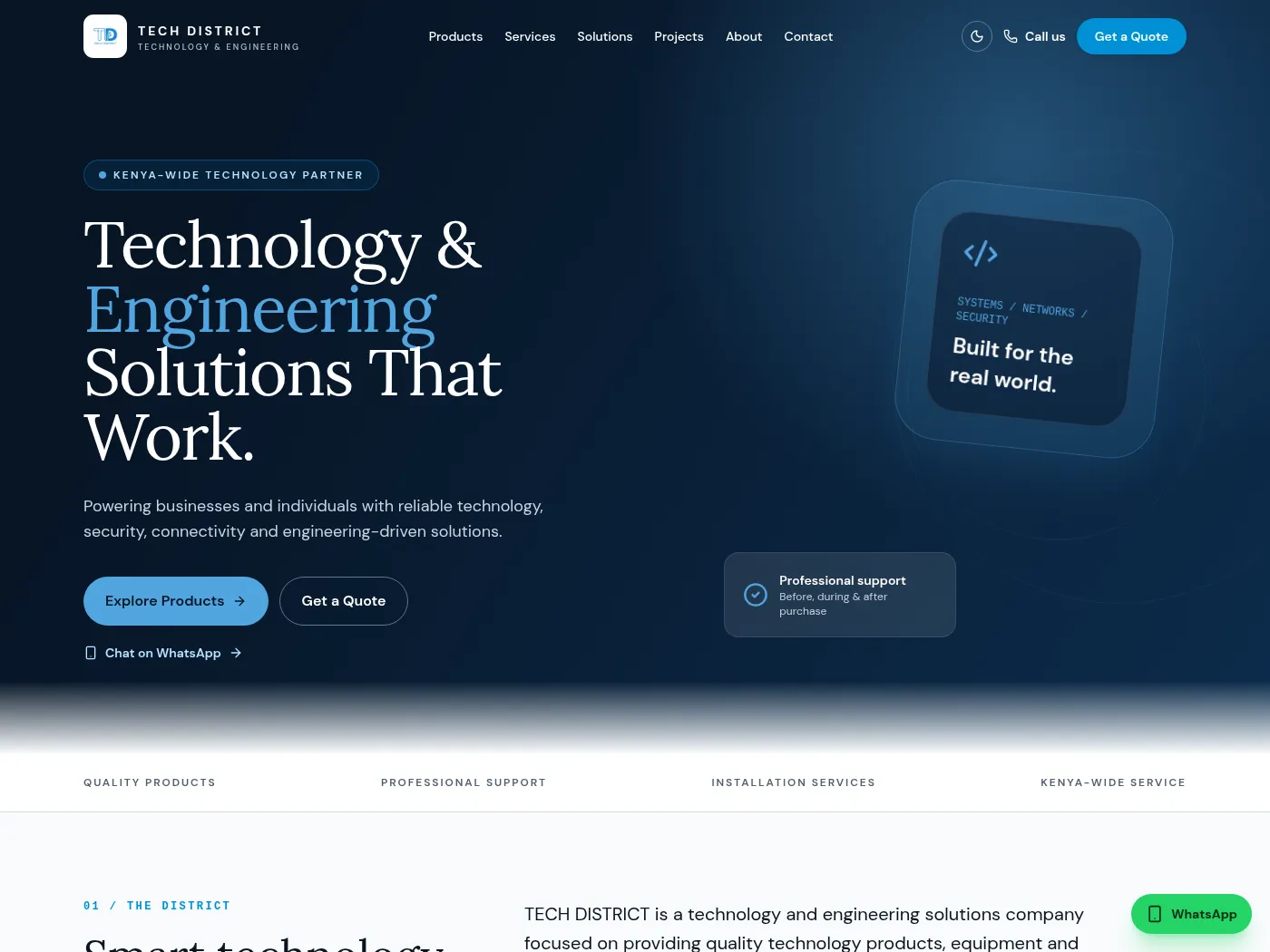 Tech District Official Site