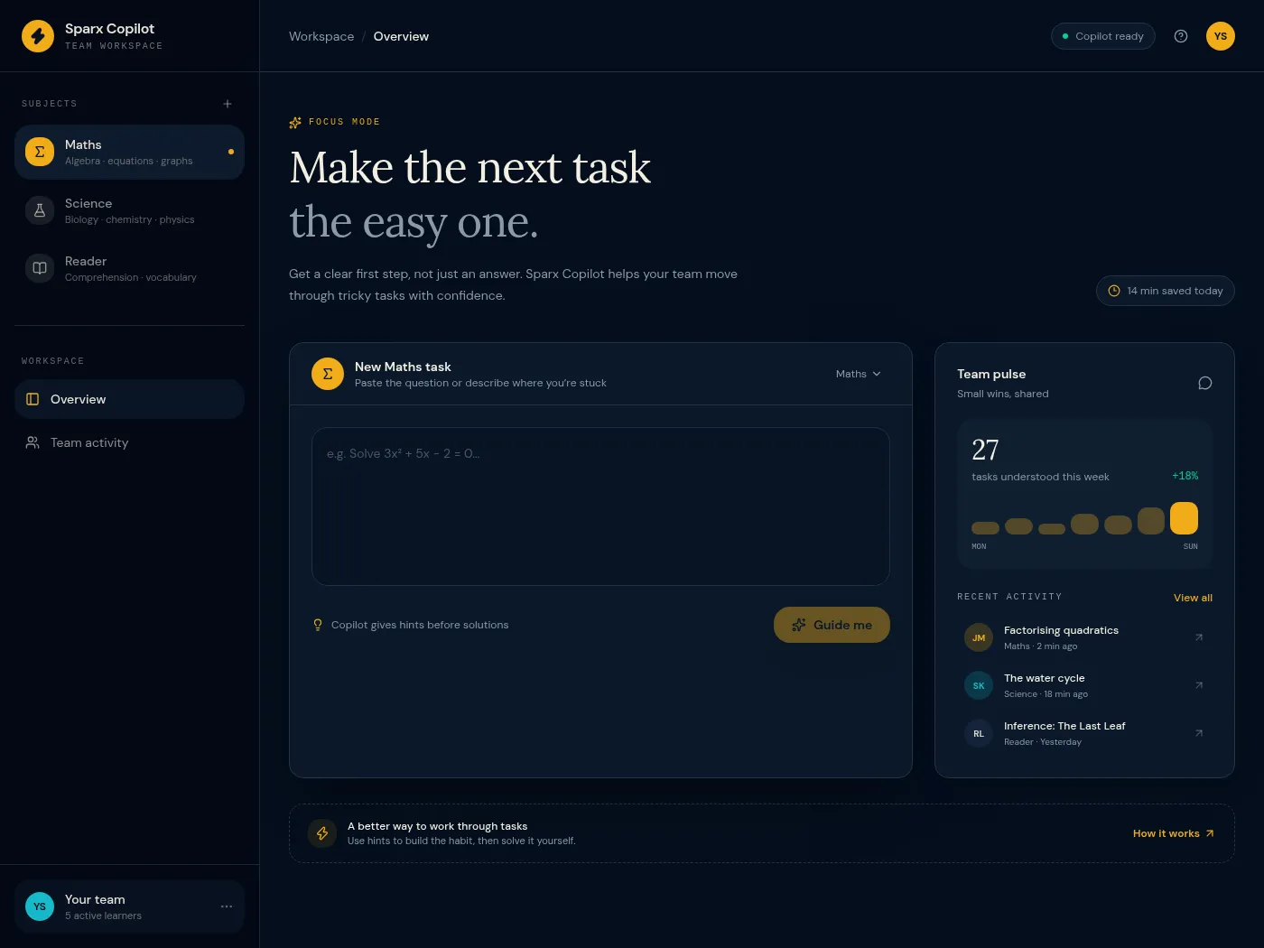 Sparx AI Autocomplete