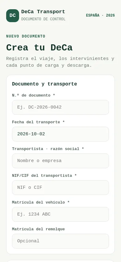 DeCa Transport Pro