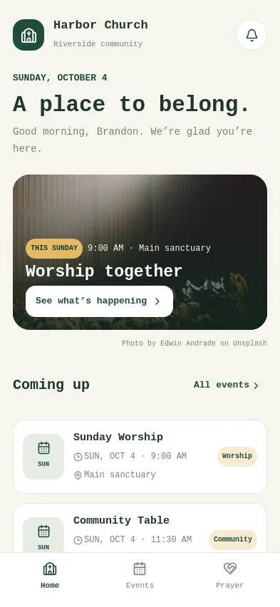 Church Connect App