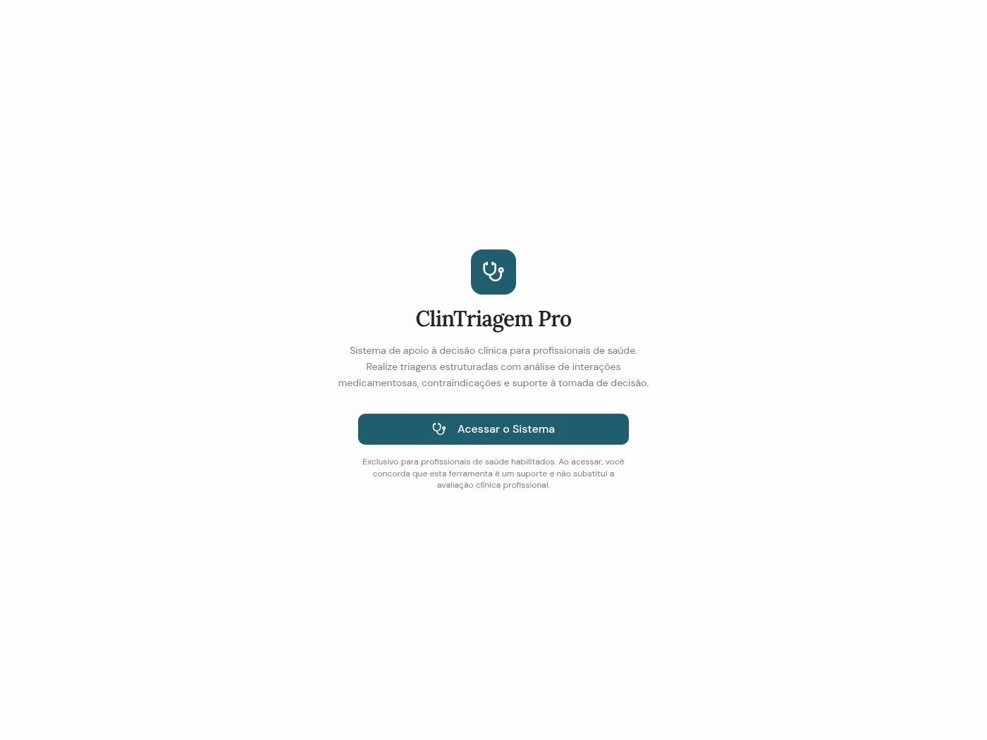 ClinTriagem Pro