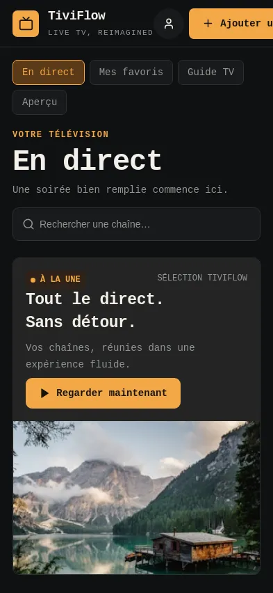 TiviFlow IPTV App