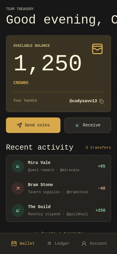 LARP Wallet App