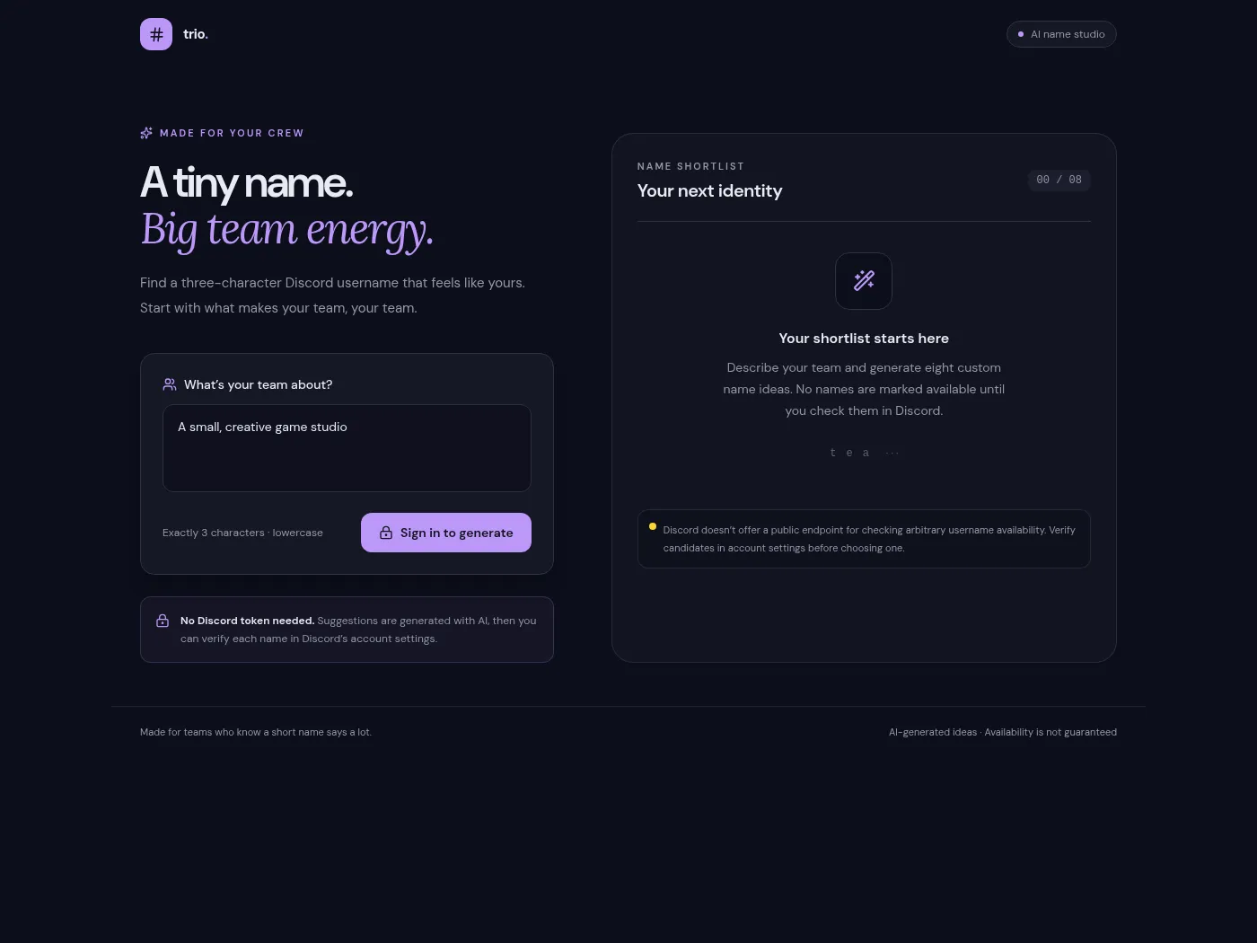 AI Discord Name Scanner