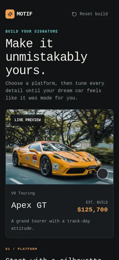 Custom Car Creator