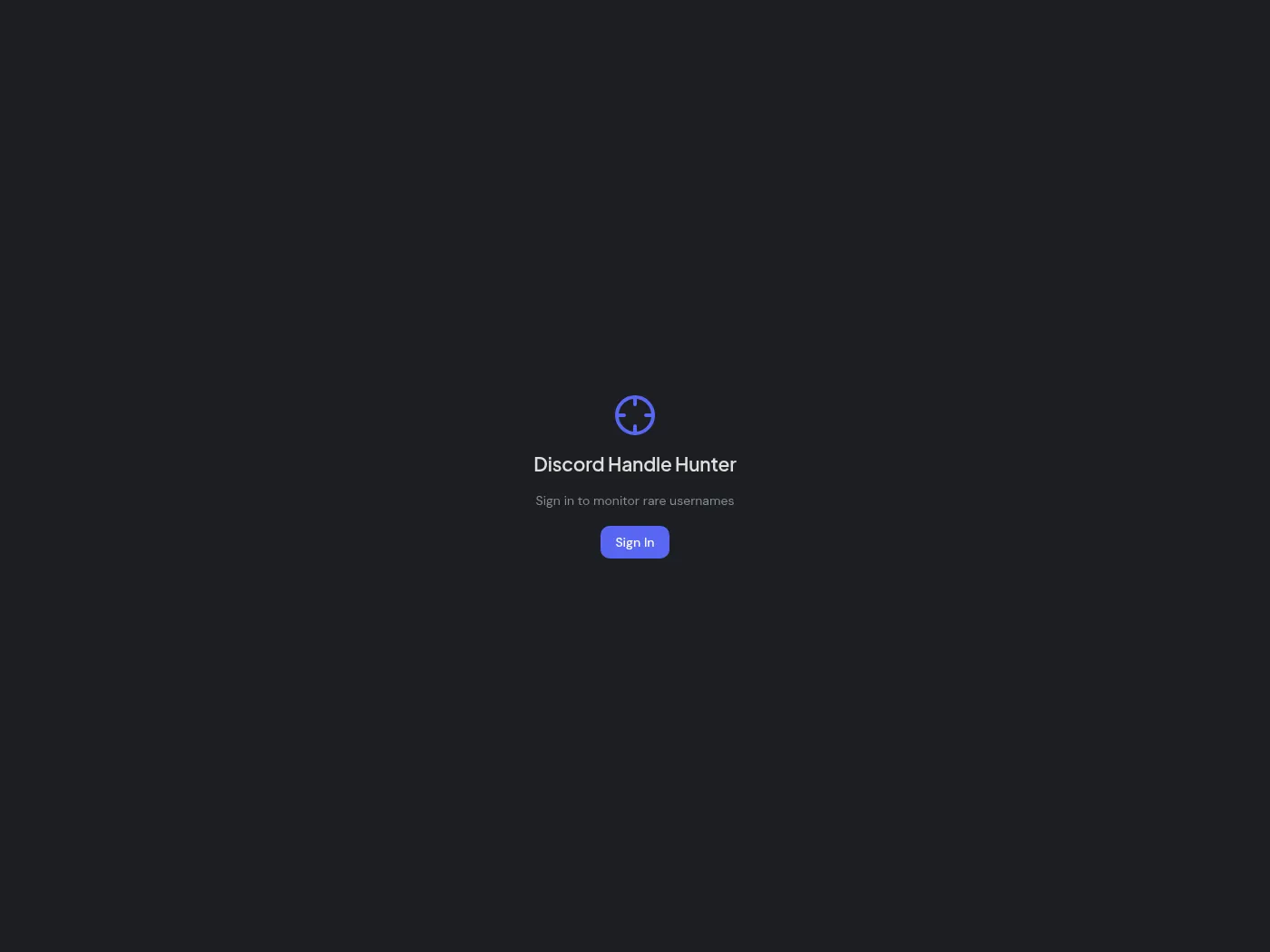 Discord Handle Hunter