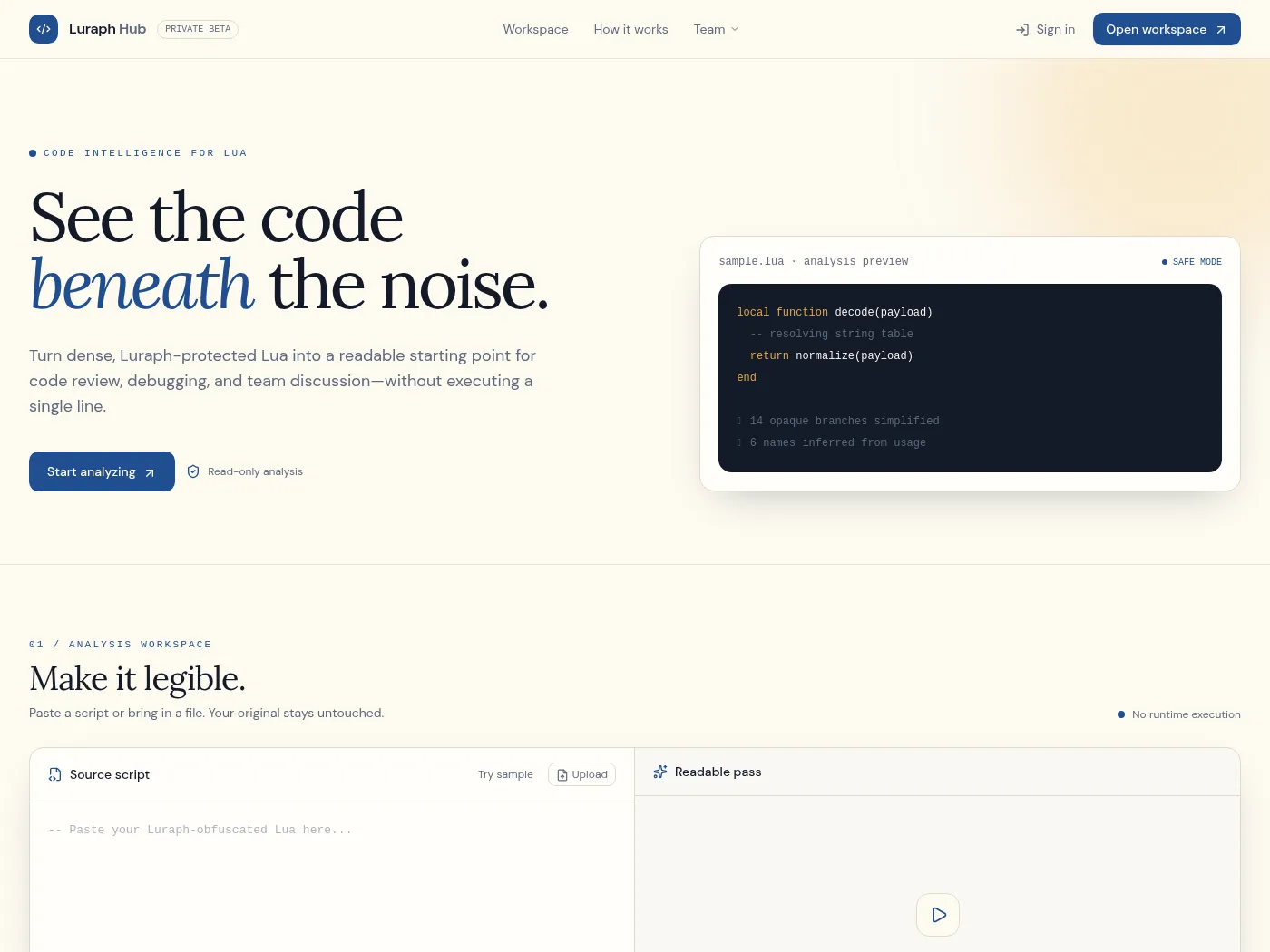 Luraph Deobfuscator Hub